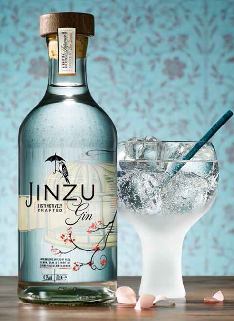 Jinzu Gin, made using sake. Review on Gin Foundry